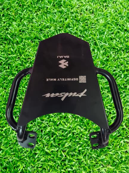 Bajaj pulser Back carrier with grab-rail. - Malpati