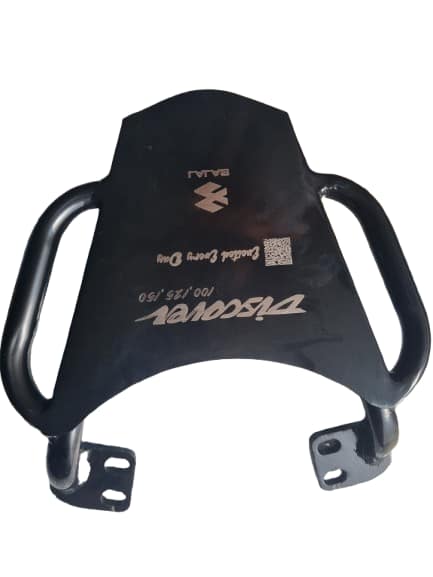Bajaj Discover 100/125/150cc Back carrier with Grab-rail. - Malpati