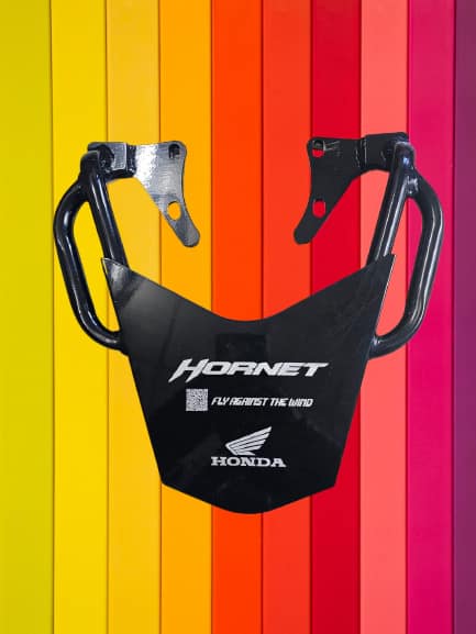 Honda Hornet Back carrier with Grab rail. - Malpati