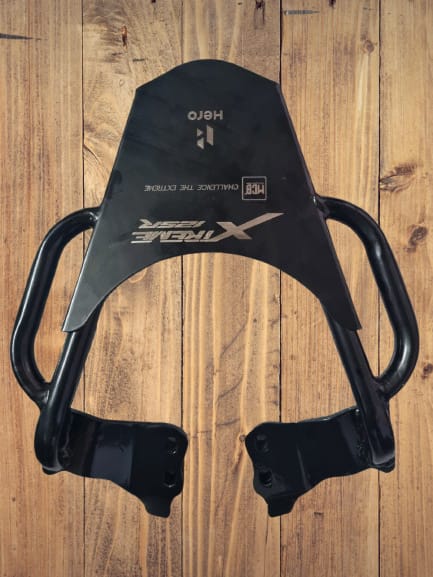 Hero Xtreme 125R Back carrier with Grabrail. - Malpati