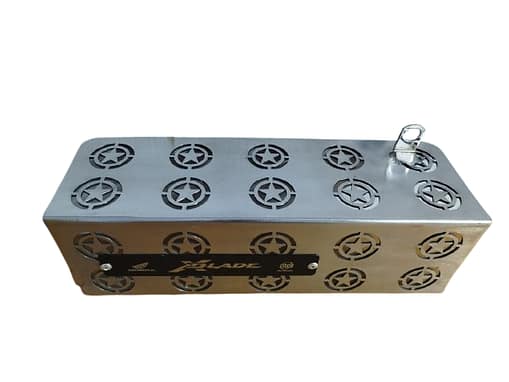 Honda X Blade Motorcycle silencer guard CNC SS tara khacha Model. - Malpati